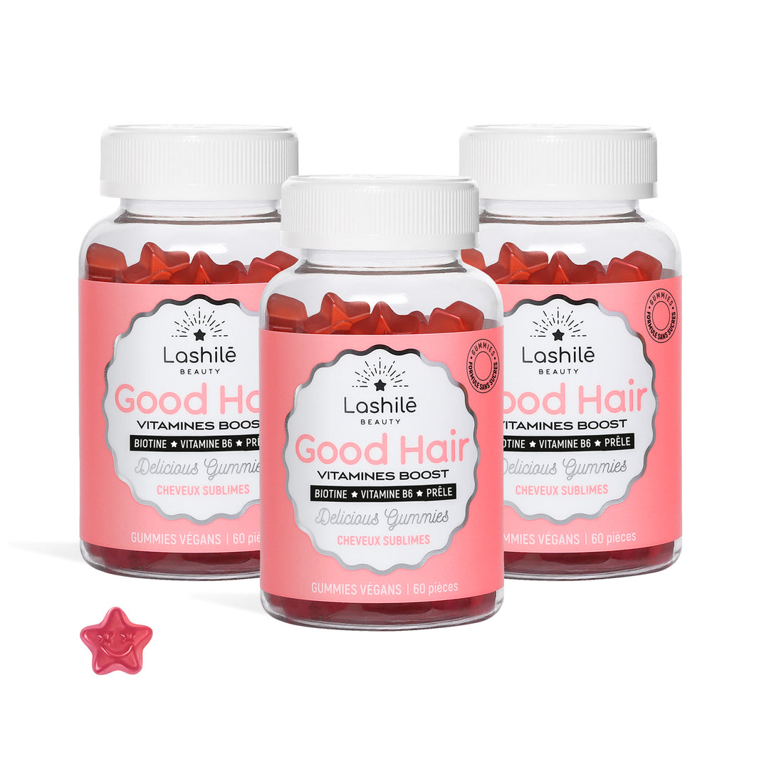 Good Hair Gummies croissance cheveux | Made in France | Lashilé Beauty ...