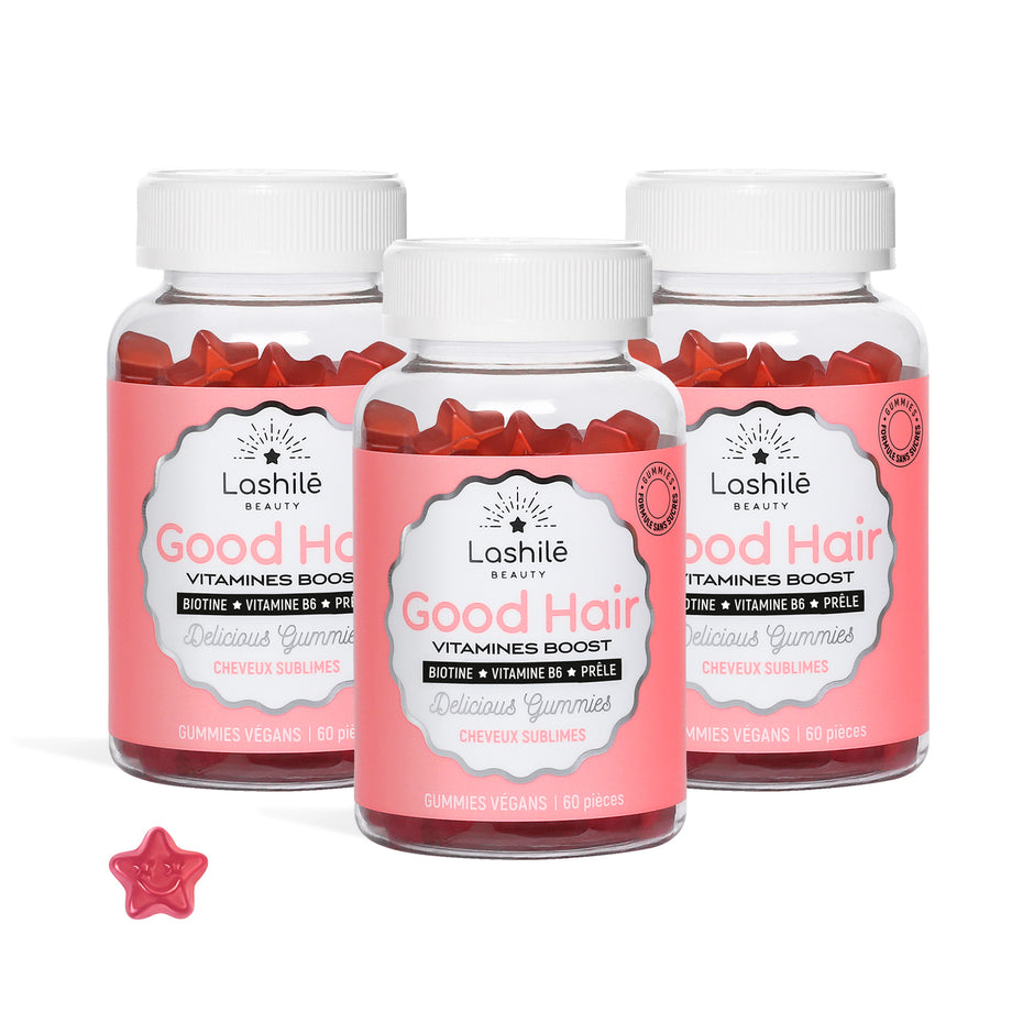 Good Hair Gummies croissance cheveux | Made in France | Lashilé Beauty ...