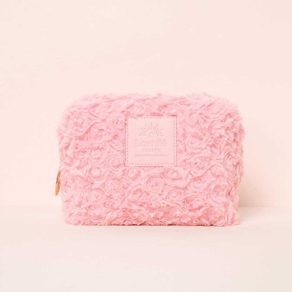 Trousse fluffy rose – Laboratoire Lashilé Beauty